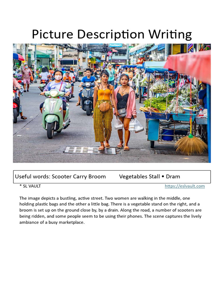 Marketplace Scene Description Guide | PDF