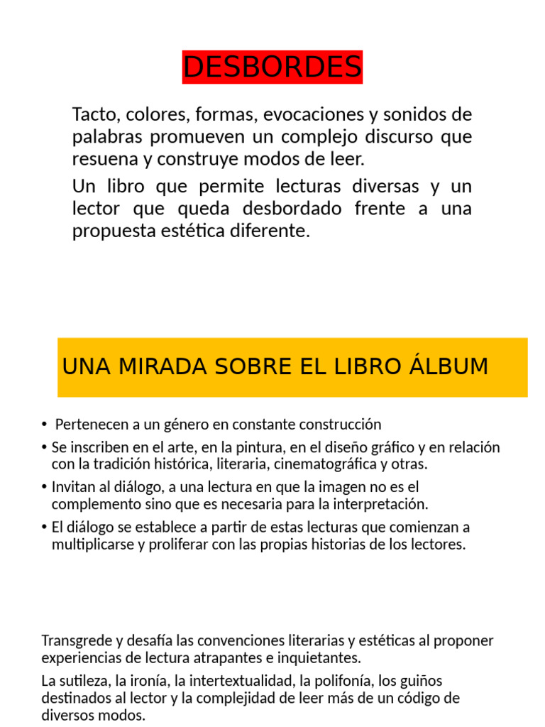 Desbordes | PDF | Educación en artes liberales | Escritura