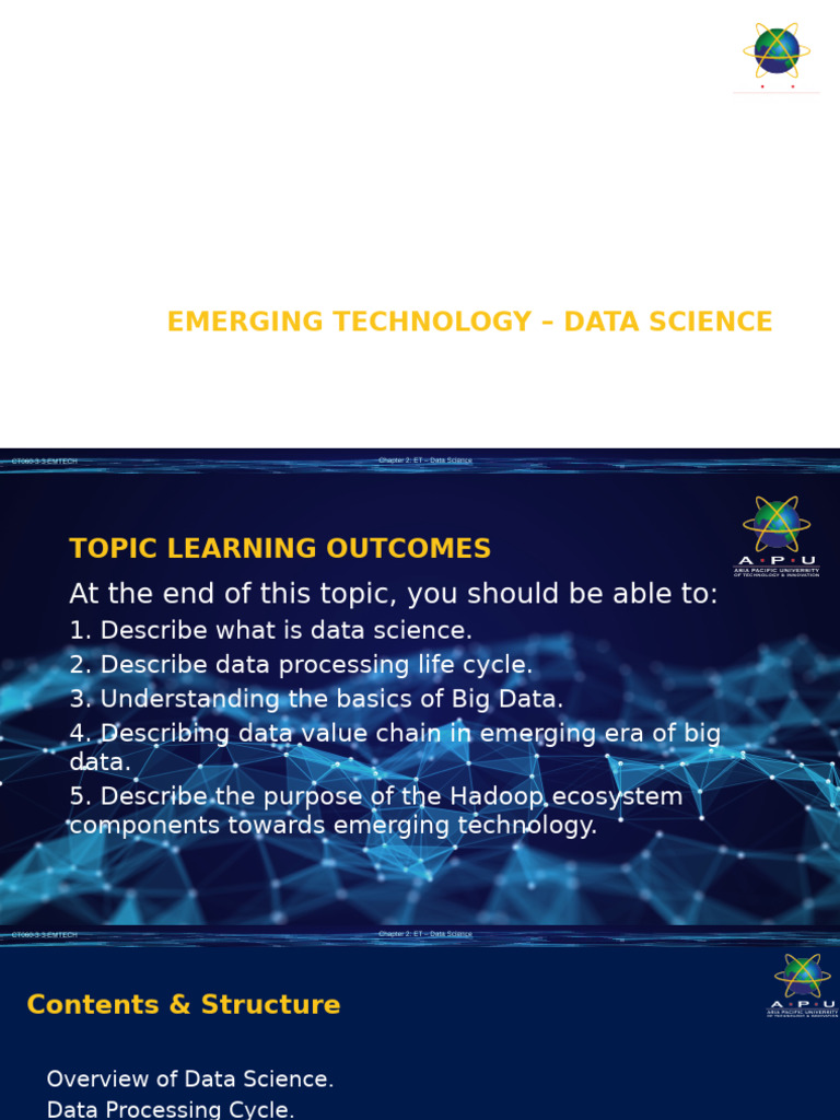 02 Chapter 2 - ET - Data Science 2 | PDF | Apache Hadoop | Data Science