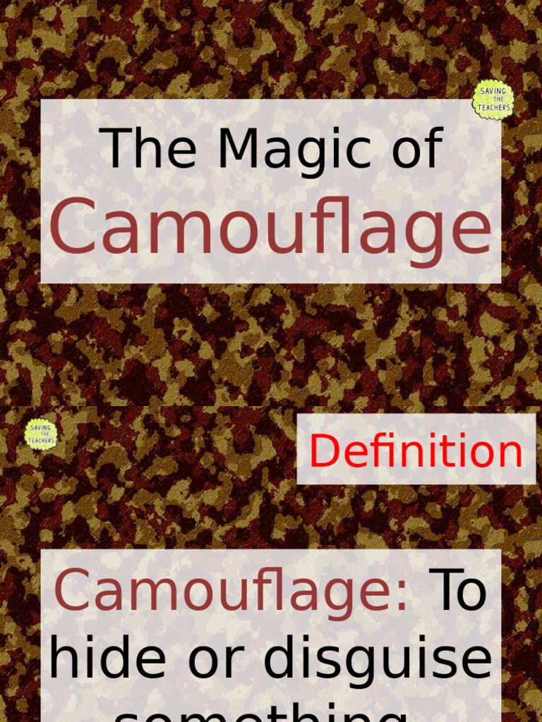 The Magic Of: Camouflage | PDF