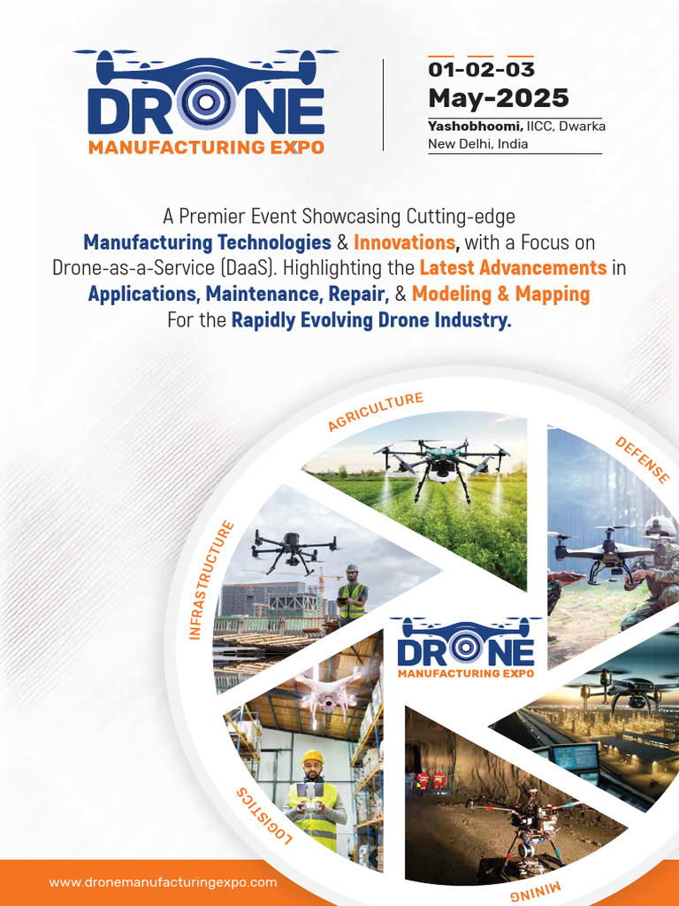 Drone Manufacturing Expo Brochure 2025 (2) (3) | PDF | Unmanned Aerial ...