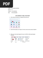 Cara Membuat Kop Tabel di Excel dan Word | PDF