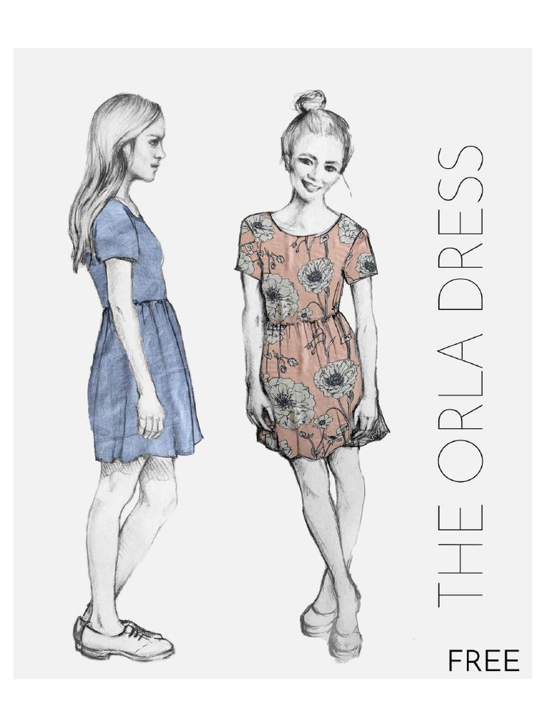 The Orla Dress | PDF | Seam (Sewing) | Aesthetics