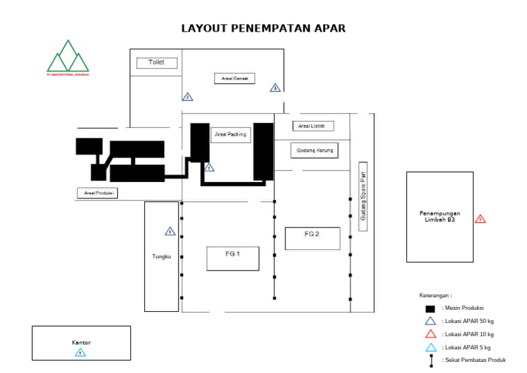 Layout Penempatan APAR | PDF
