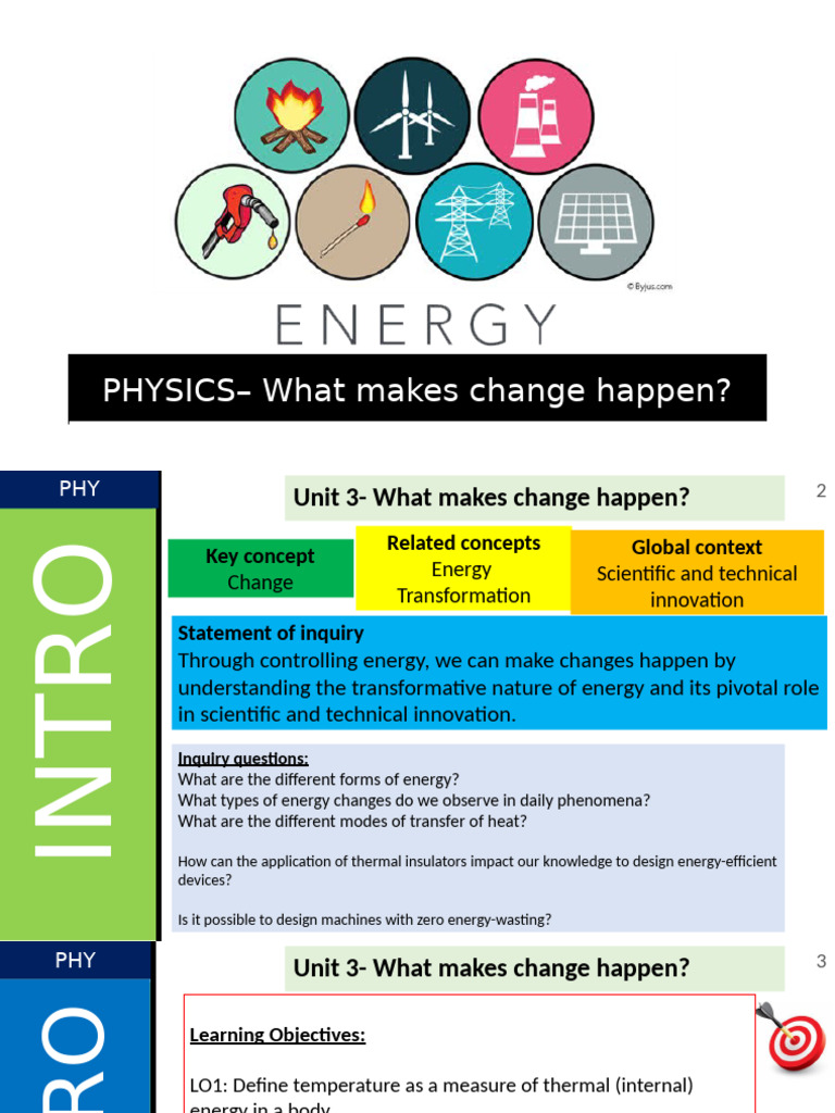 Understanding Energy and Change | PDF | Gases | Heat