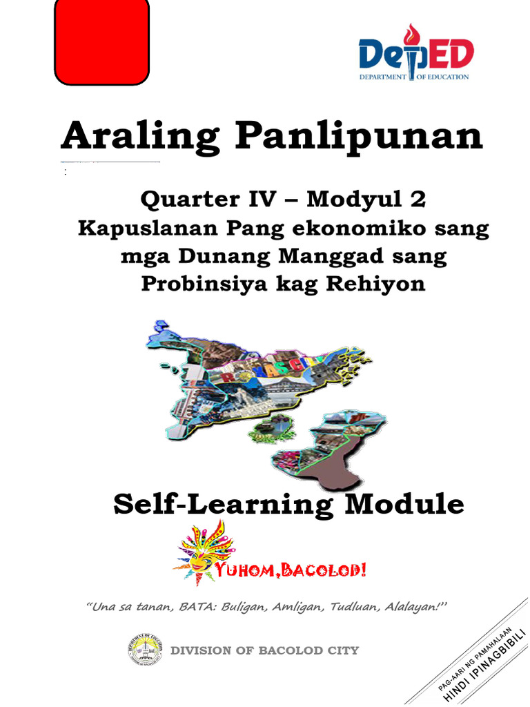 Araling Panlipunan: Self-Learning Module | PDF