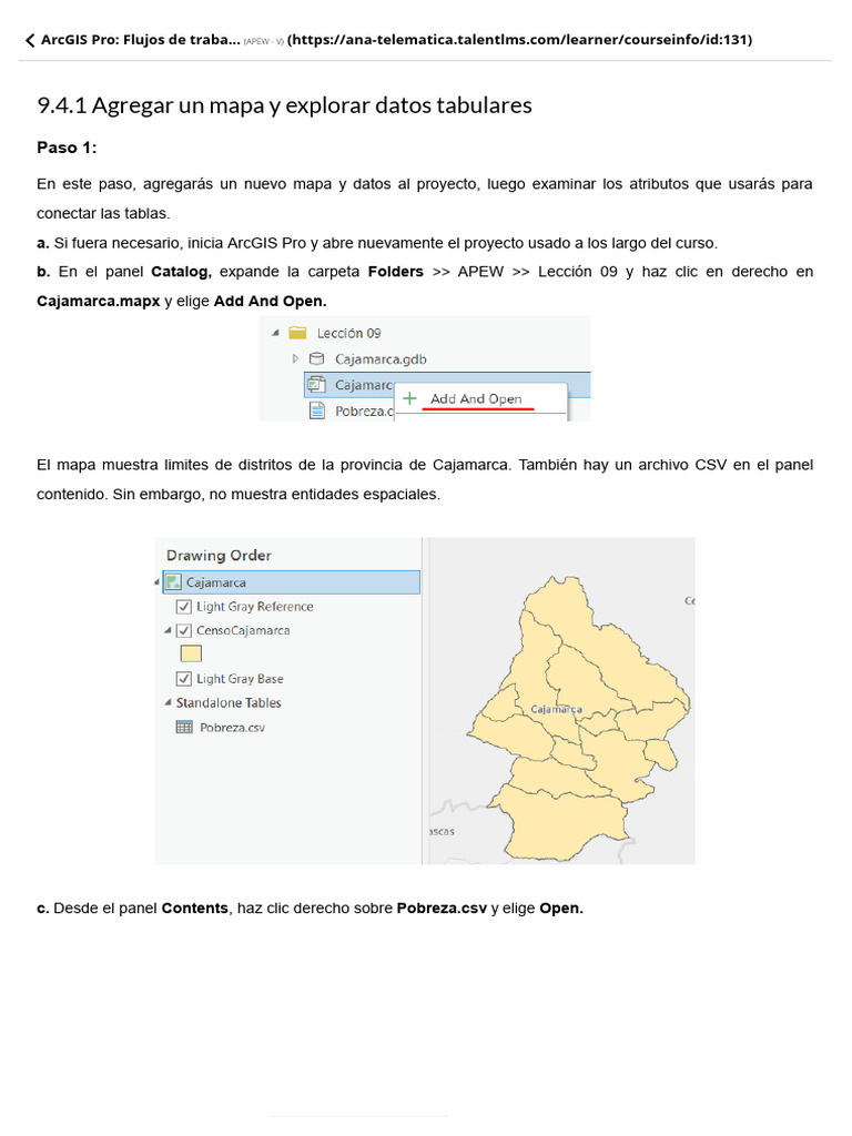 9.4.1 Agregar Un Mapa y Explorar Datos t.. | PDF