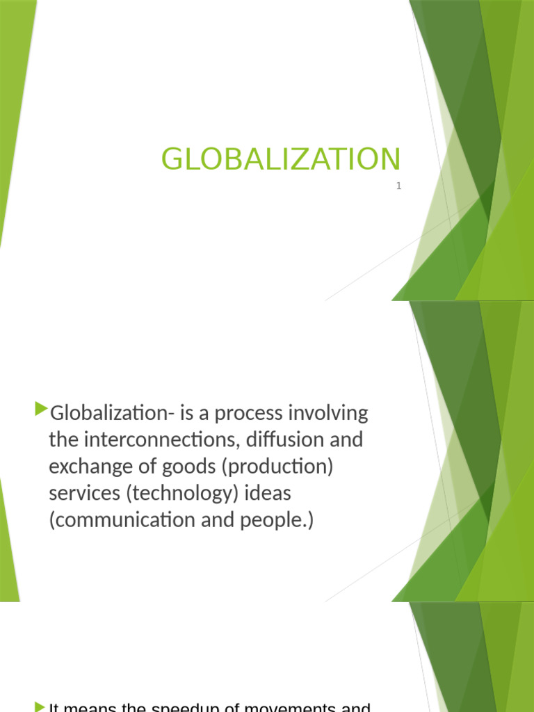 GLOBALIZATION Topic | PDF | Globalization | Cultural Globalization