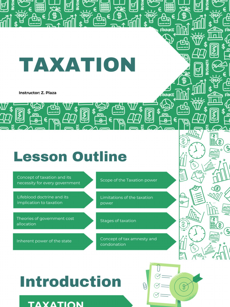 Introduction of Taxation | PDF
