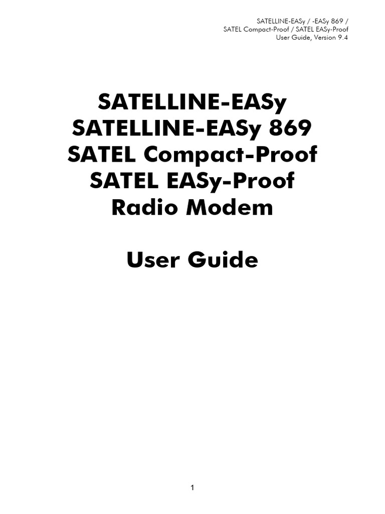 manual-satelline-easy-familjen | PDF | Electronics | Data Transmission