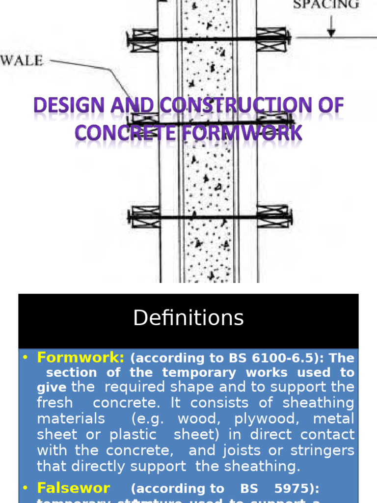Lecture 7 Construction of Formwork | PDF | Bending | Concrete