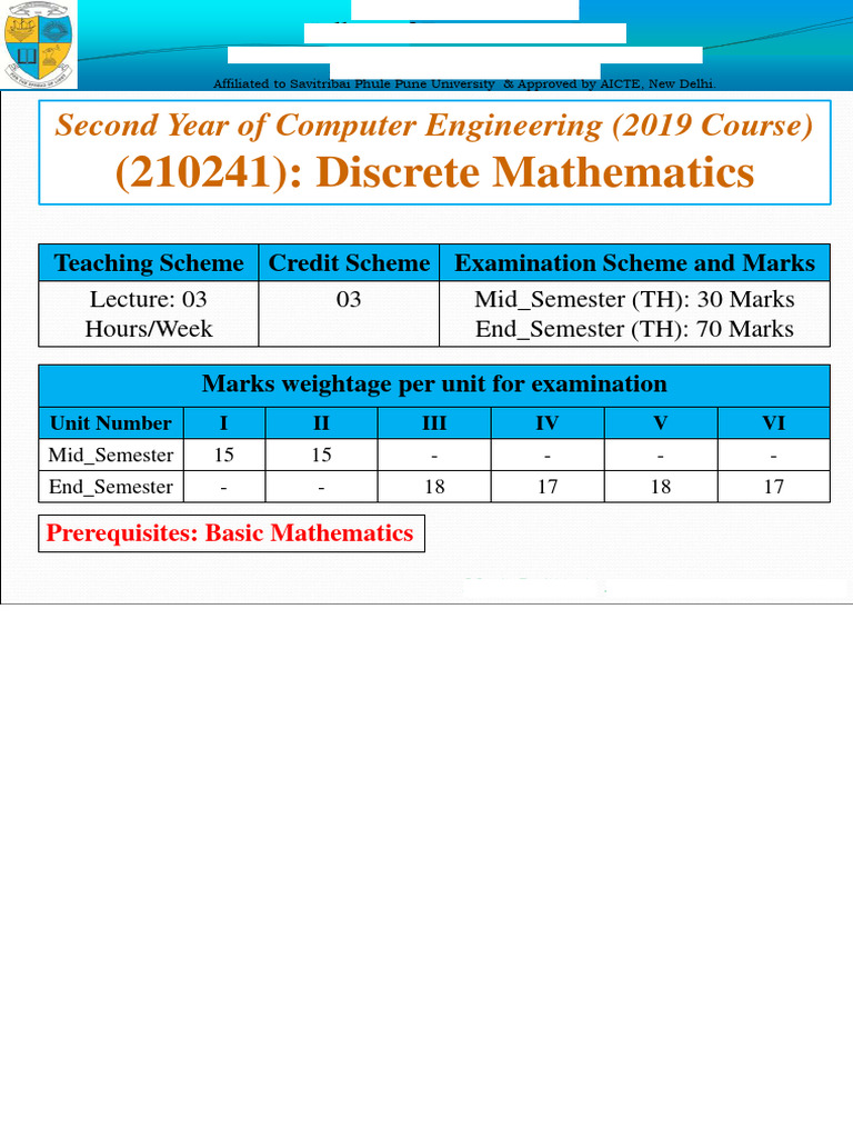 DM - Unit 4 (Graph Theory) | PDF | Vertex (Graph Theory) | Combinatorics