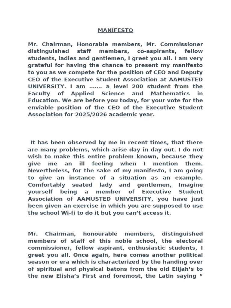 MANIFESTO | PDF