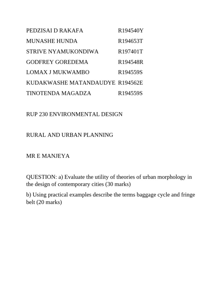 Environment DESIGN RUP 230 Group 2 | PDF