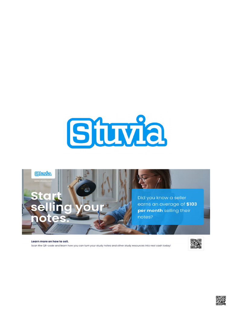 Stuvia 1550534 Behavior Modification Principles and Procedures Complete ...