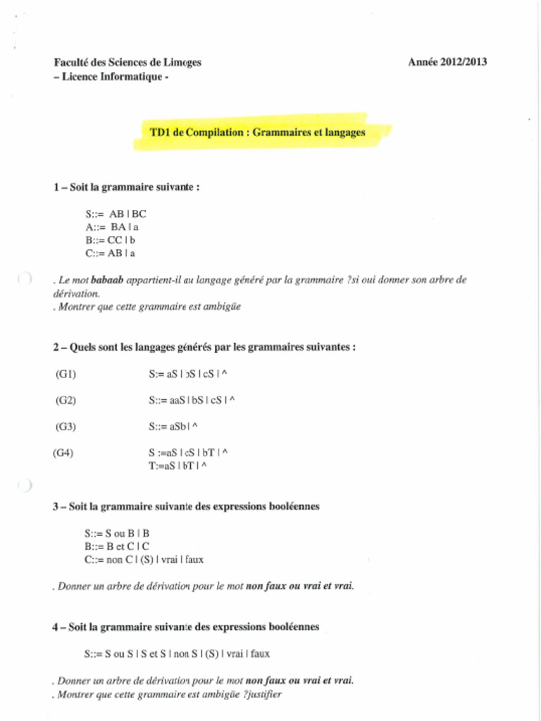 Correction TD2 | PDF