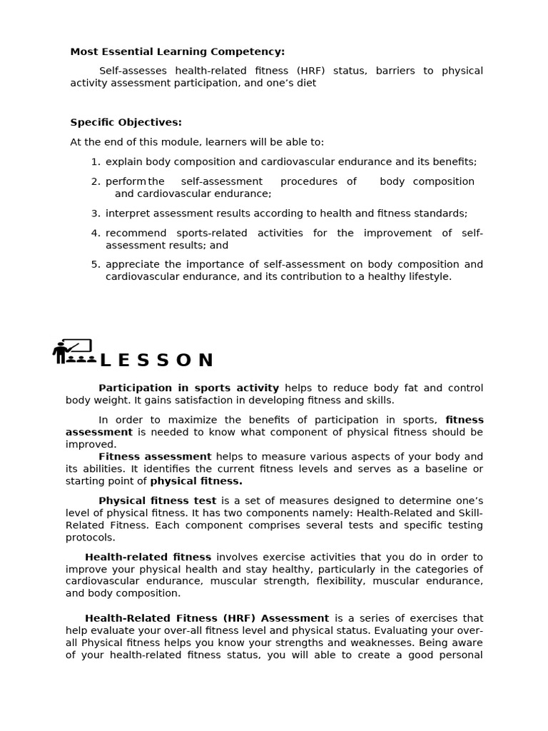 PE-11-NOTES | PDF | Body Mass Index | Physical Fitness