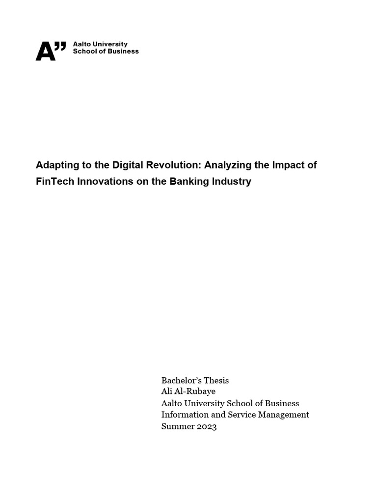 Bachelor Al-Rubaye Ali 2023 | PDF | Banks | Computer Security