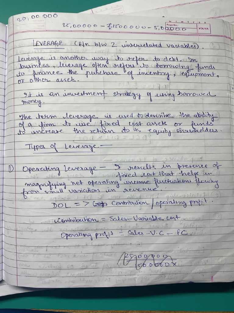 Leverage Unit 3 | PDF