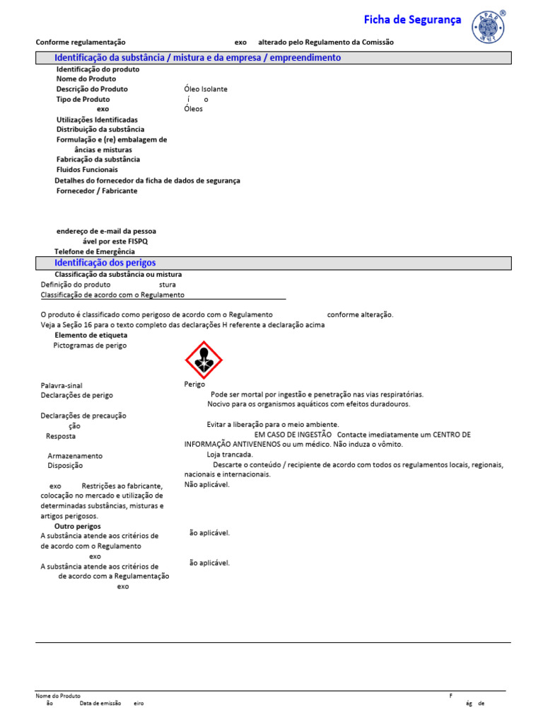 55 - Fispq - Apar 1020 60 SNX - Português | PDF | Desperdício | Química