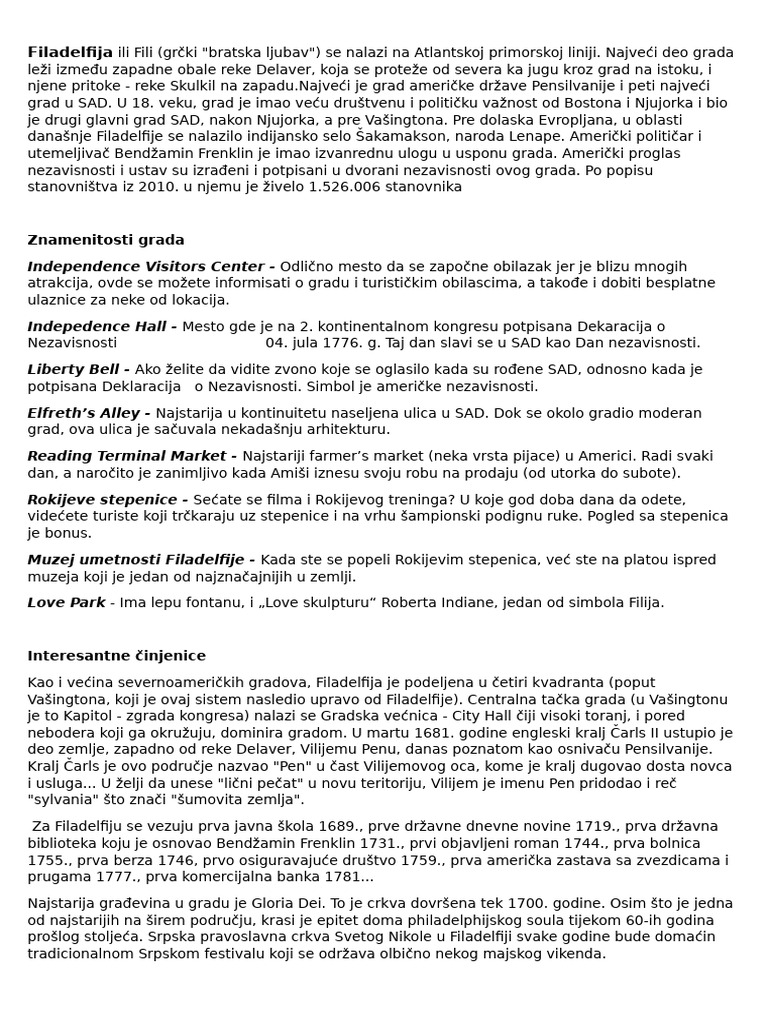 Filadelfija | PDF