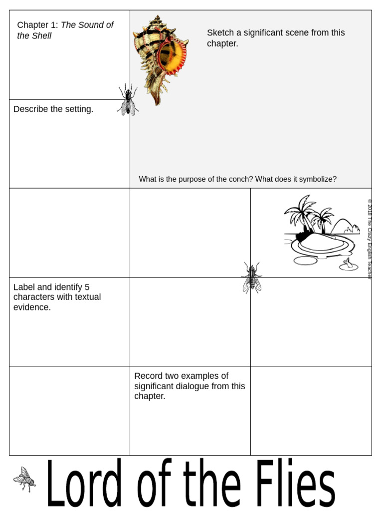 Lord of The Flies Graphic Organizer | PDF