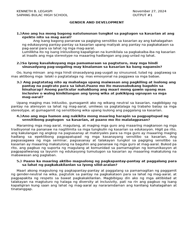 Day 1 Output Ken | PDF