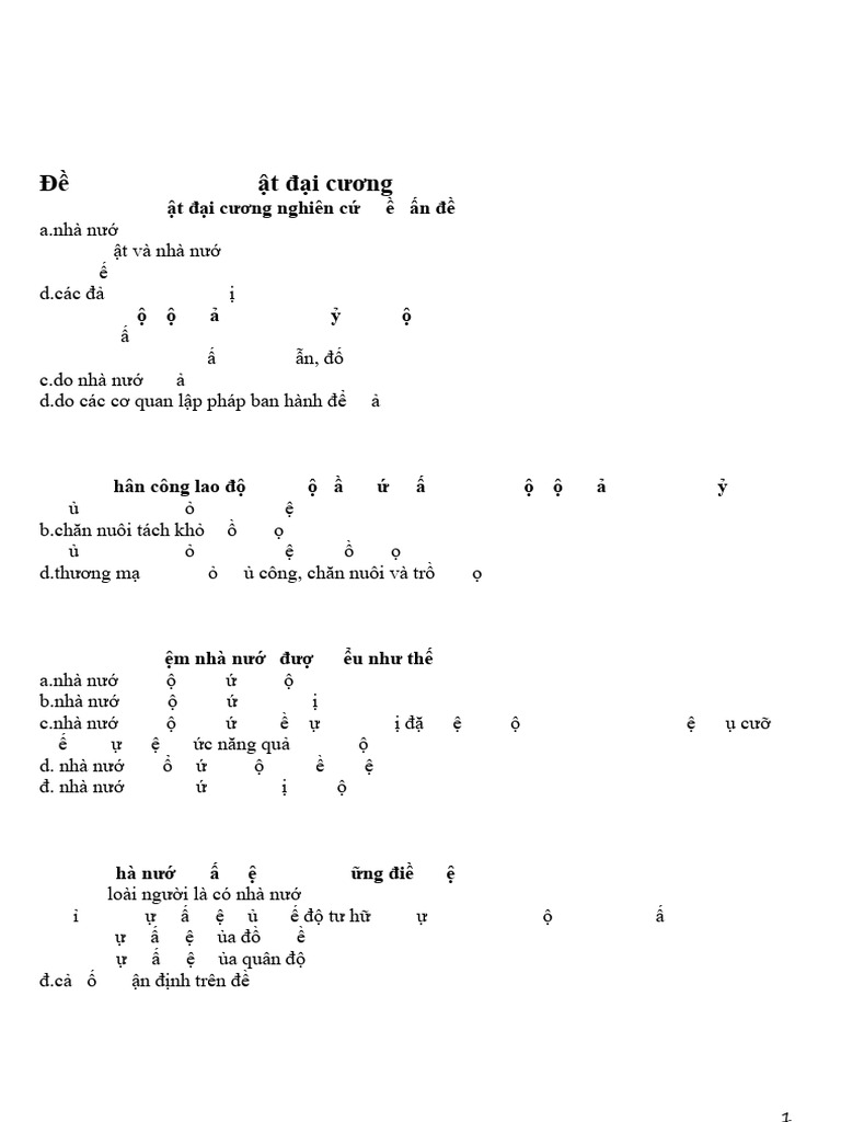 trắc nghiệm chương 1 PLDC (đã sửa) | PDF