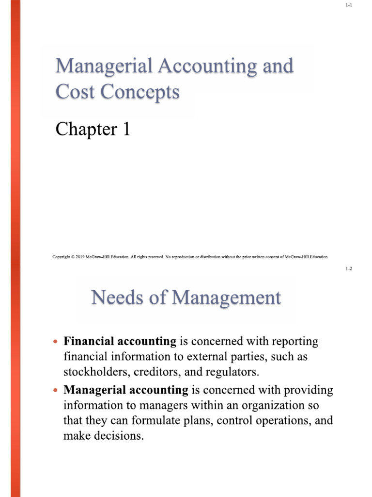 2 Cost Concepts | PDF