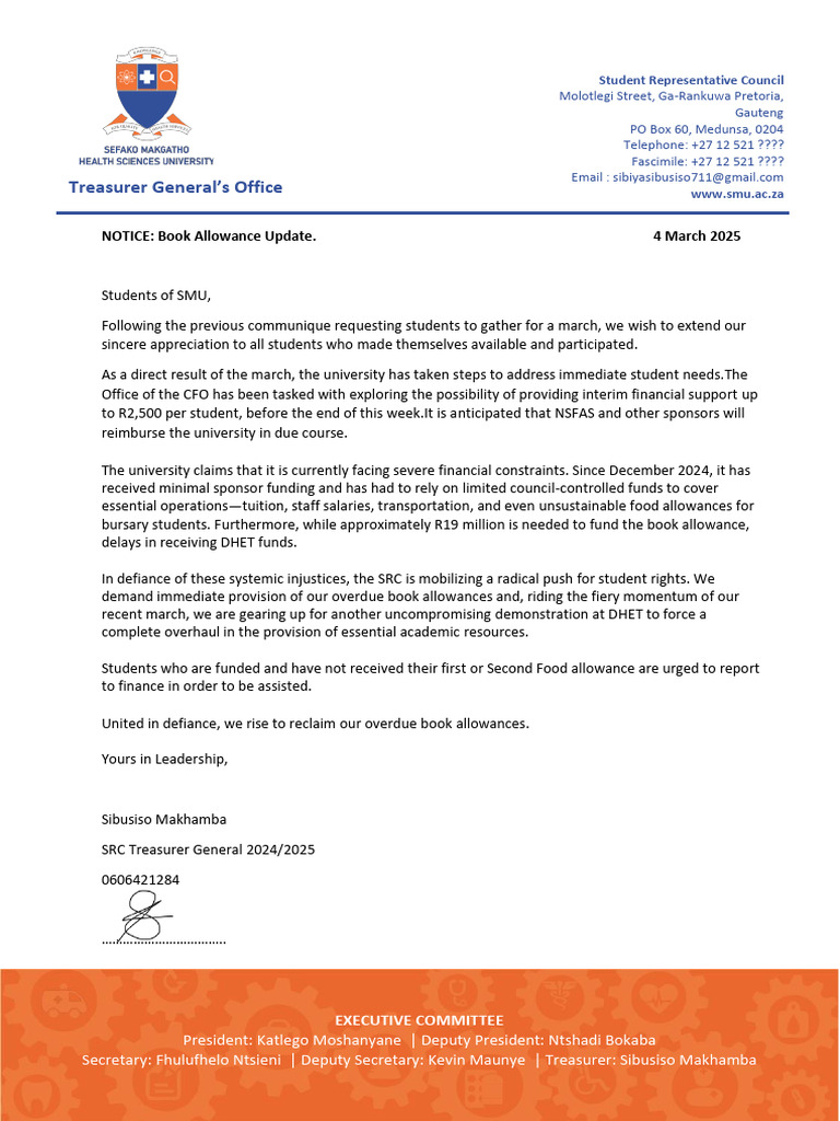 SMU Book Allowance Update 2025 | PDF