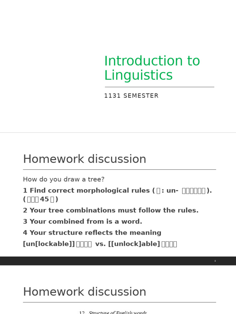 Linguistics Tree Drawing Guide | PDF