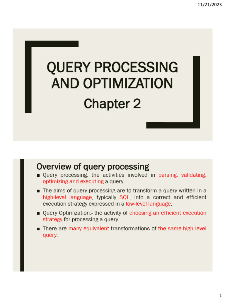 Advanced Database Ch2 and 3 | PDF | Computer Programming | Databases