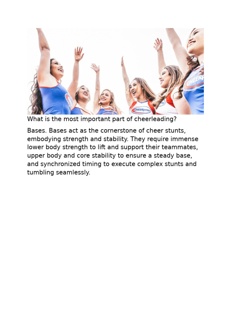 4What is the most important part of cheerleading | PDF
