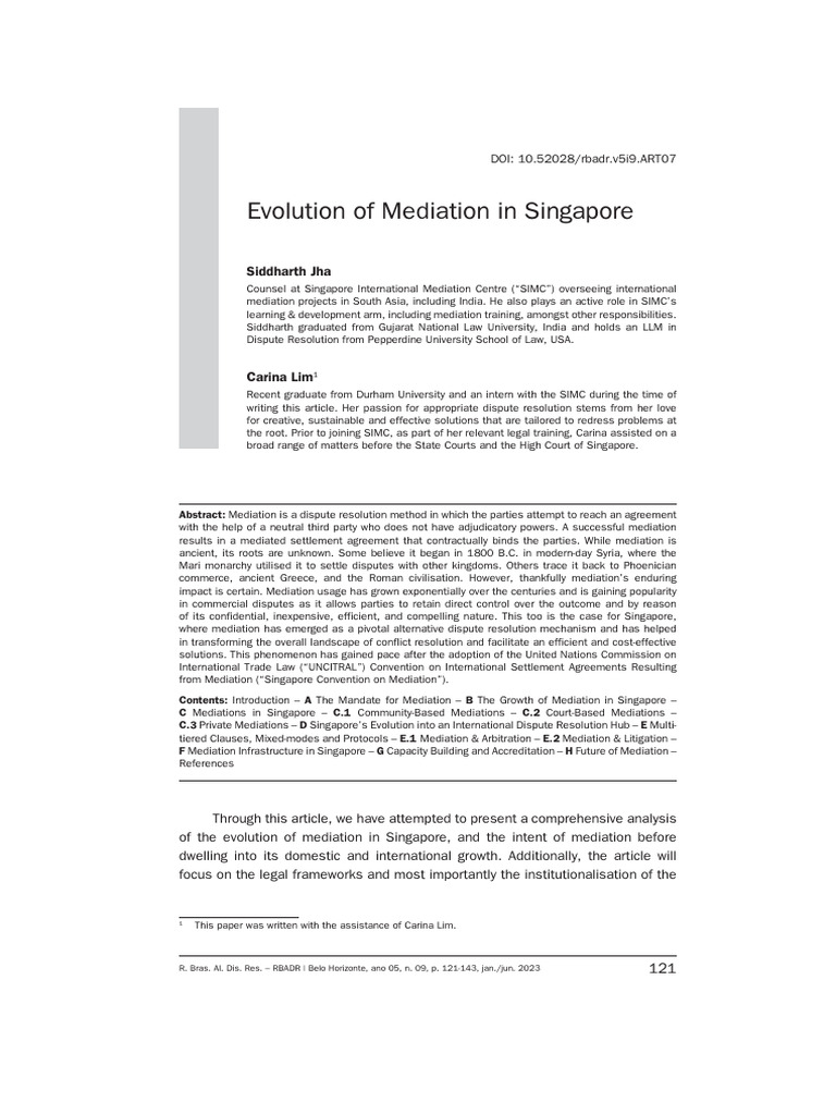 192-Article Text-268-295-10-20230918 | PDF | Mediation | Arbitration