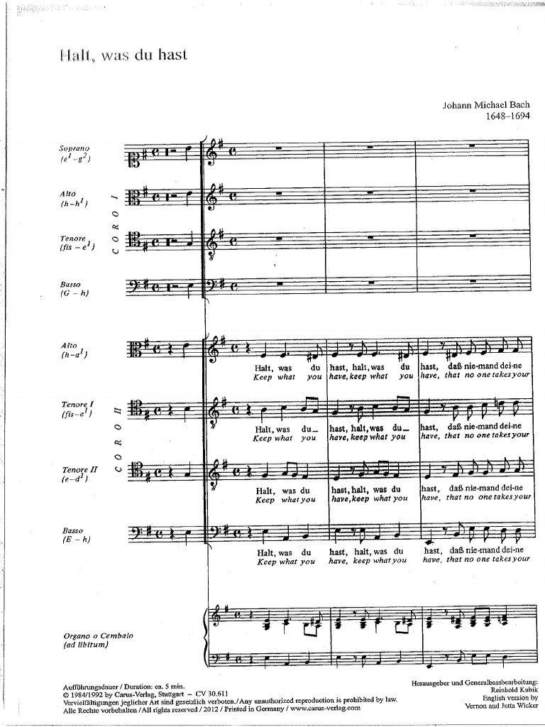 Halt Was Du Hast | PDF