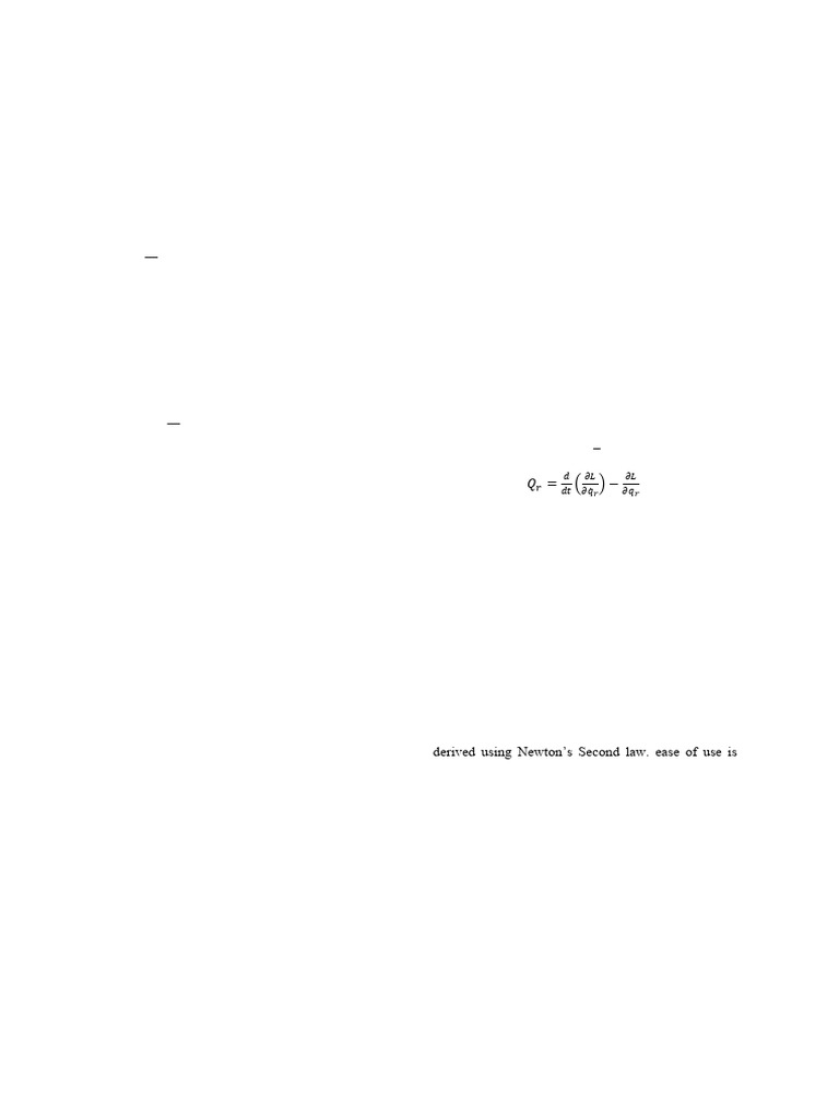 Dynamics Equation For 2R Planar Manipulator Using Lagrange Dynamics ...