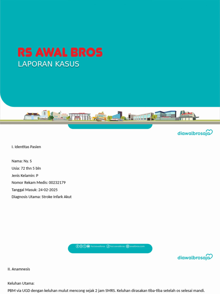 Laporan Kasus Stroke | PDF