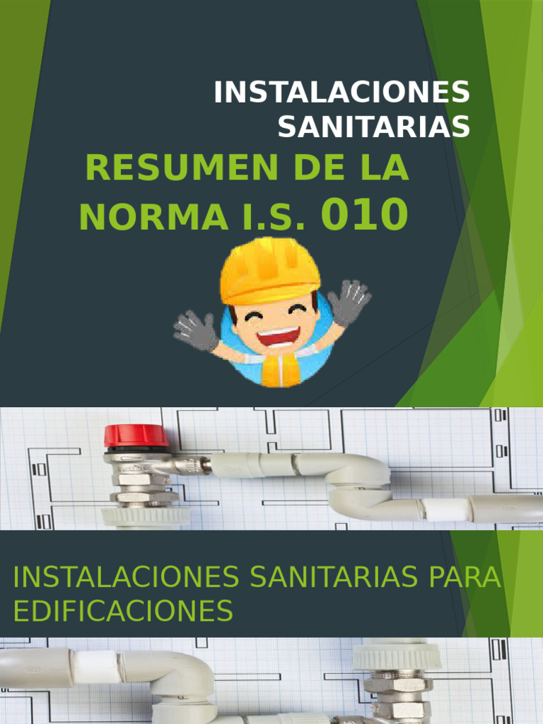 RESUMEN NORMA IS-010 | PDF | Bomba | Agua