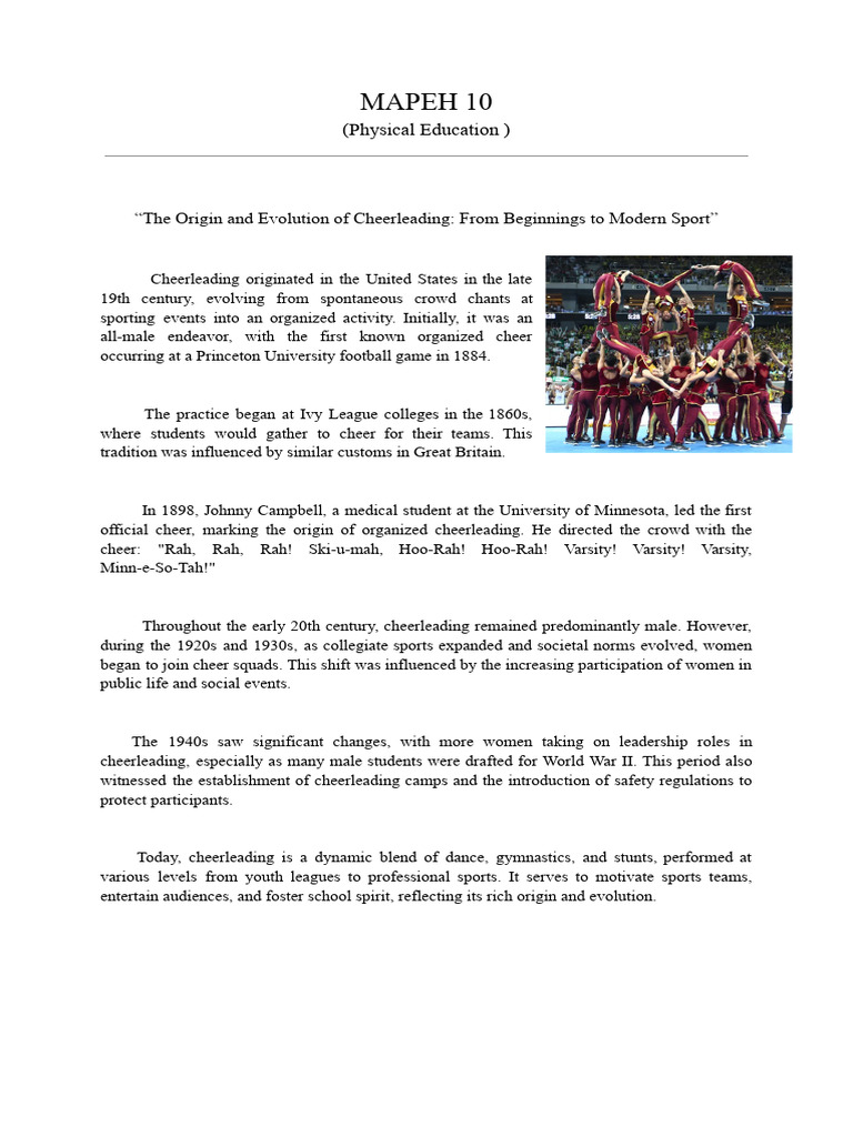 Mapeh 10 | PDF