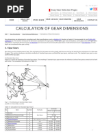Spur Gear Calculations | PDF | Gear | Equipment