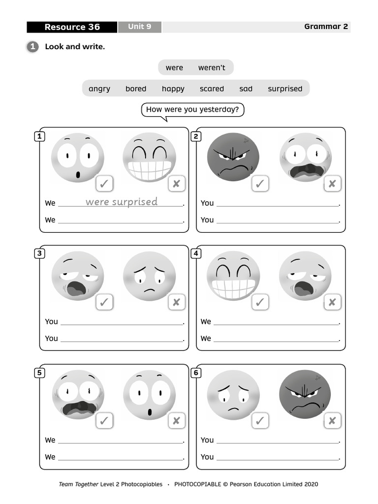 Level 2 Grammar Practice | PDF