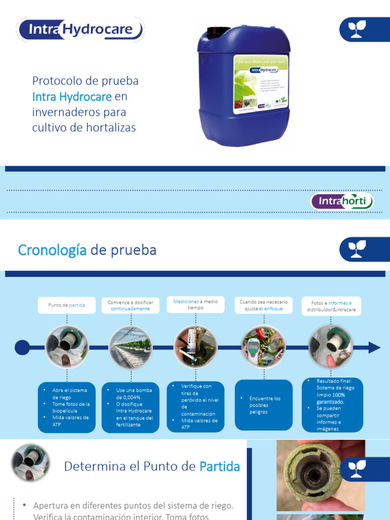 Protocol-Trials Hydrocare ES | PDF | Contaminación