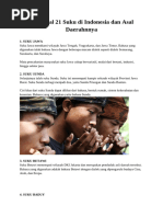 120 Nama Suku Di Papua | PDF