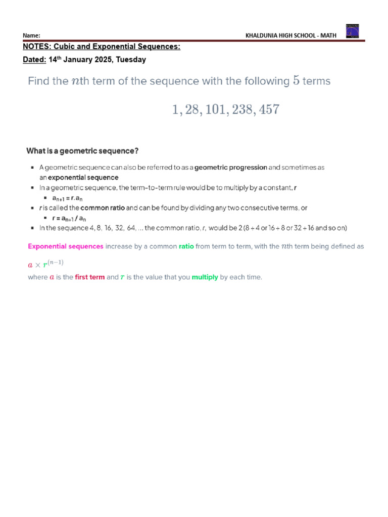 Grade 9-notes (1) | PDF