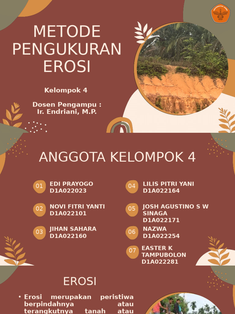 Metode Pengukuran Erosi | PDF