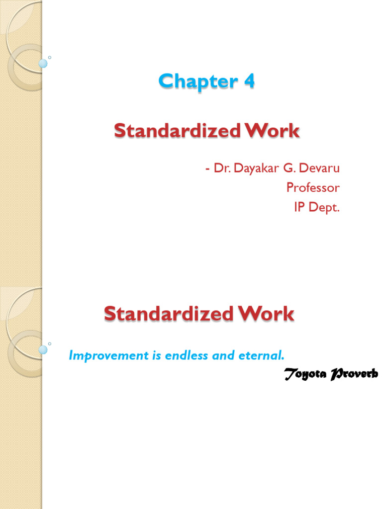 Lean Manufacturing Chapter 4 | PDF | Brewing | Mass Production