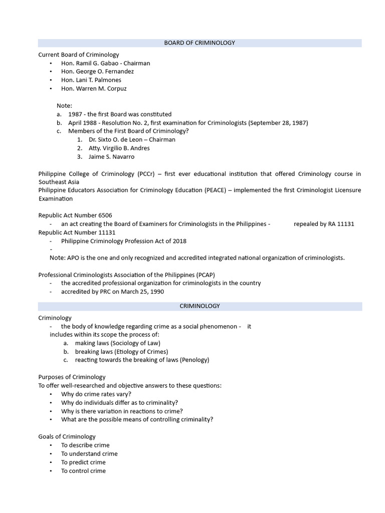 Crim - Introduction To Criminology | PDF | Crimes | Crime & Violence