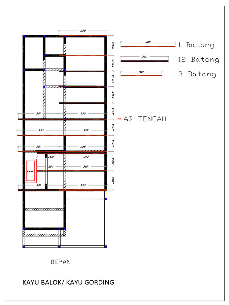 Denah Rumah Sept - 2020 - Kayu Gording | PDF