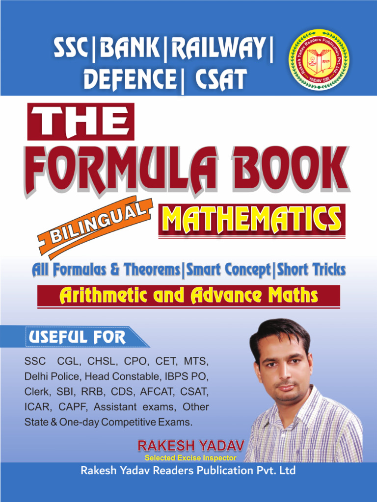 Class 6 To 10 Maths Formula Book | PDF