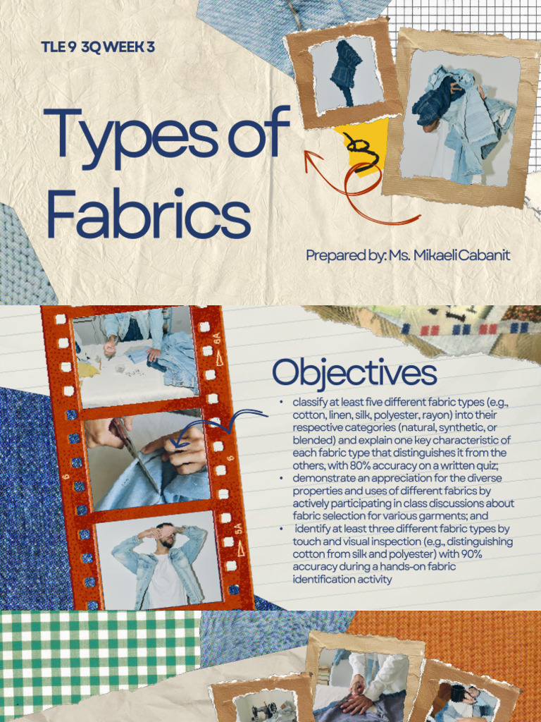 3Q TLE9 WEEK 3 Types of Fabrics | PDF